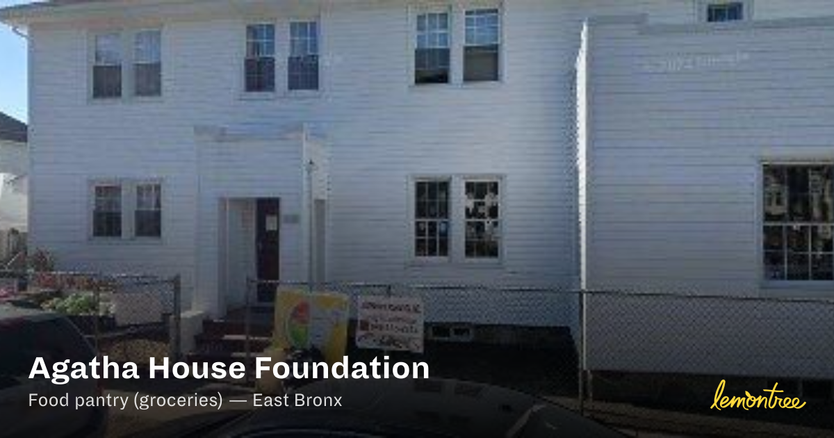 Agatha House Foundation — Lemontree