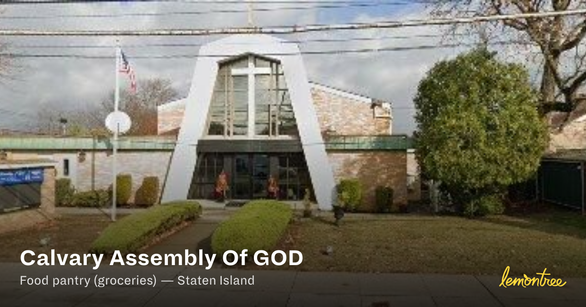 Calvary Assembly Of GOD — Lemontree