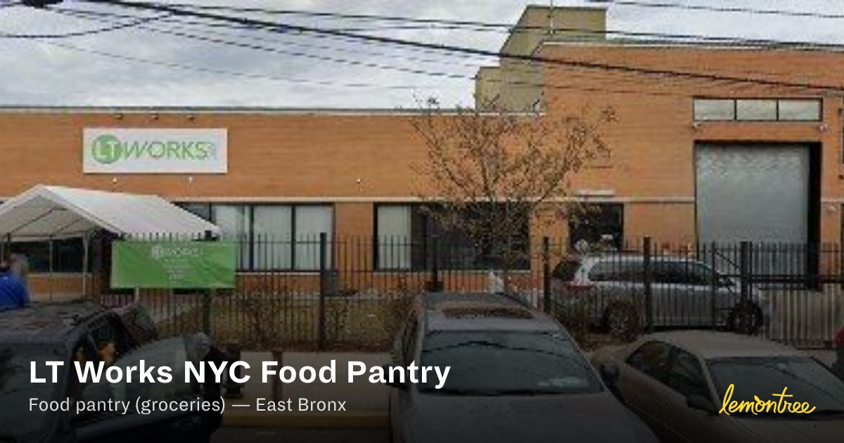LT Works NYC Food Pantry — Lemontree