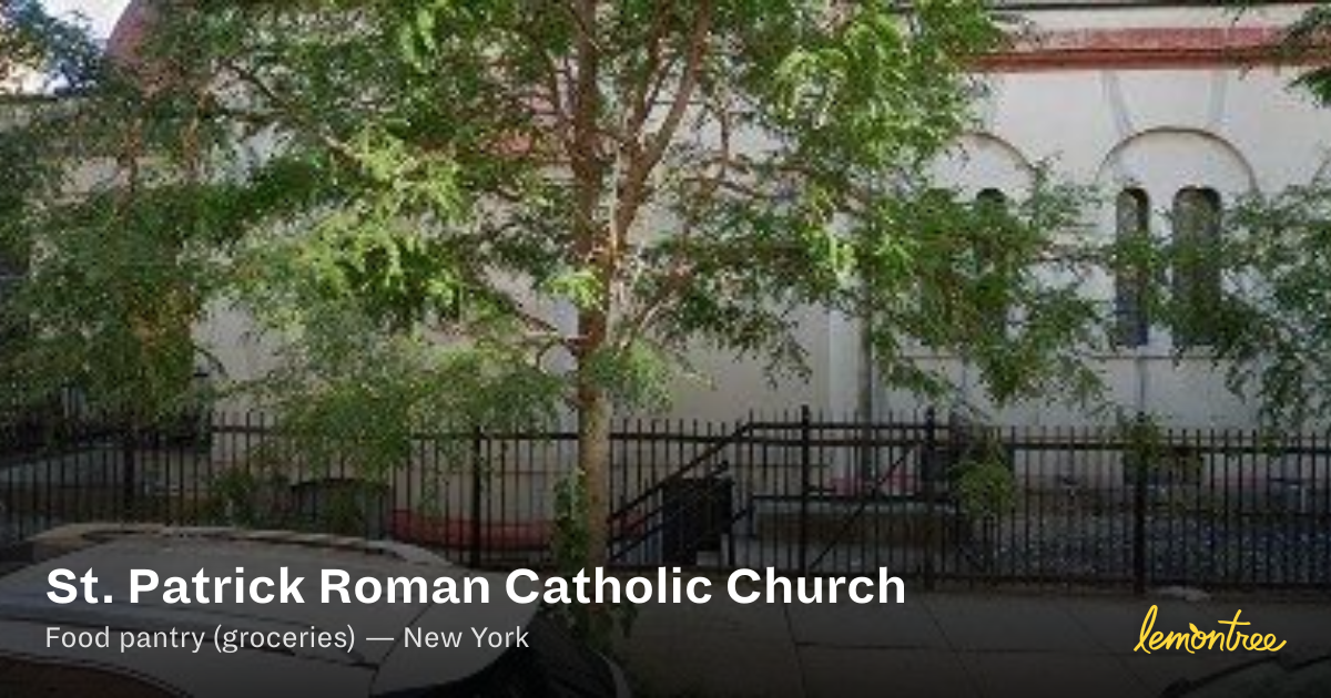 St. Patrick Roman Catholic Church — Lemontree
