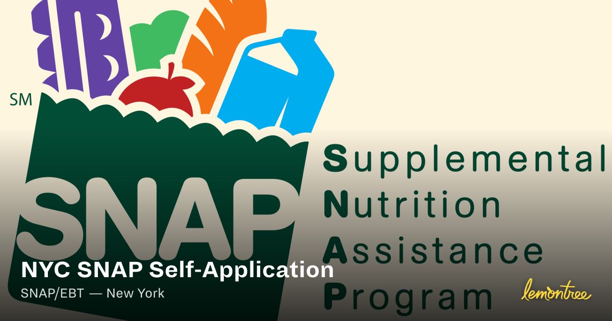 NYC SNAP Self-Application — Lemontree