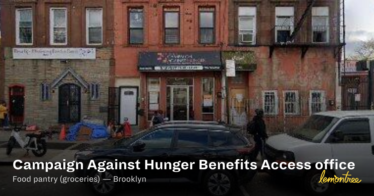 Campaign Against Hunger Benefits Access office — Lemontree
