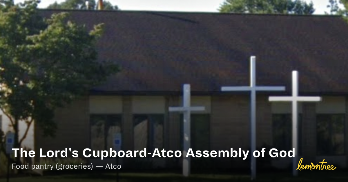 The Lord's Cupboard-Atco Assembly of God — Lemontree