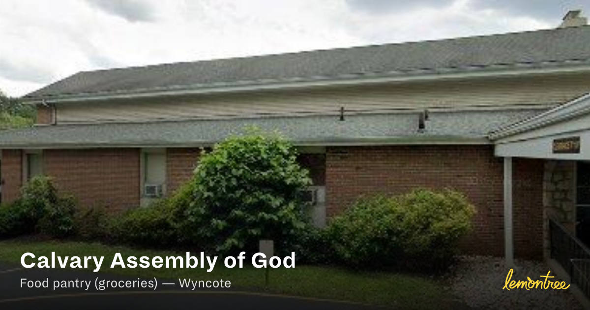 Calvary Assembly of God — Lemontree