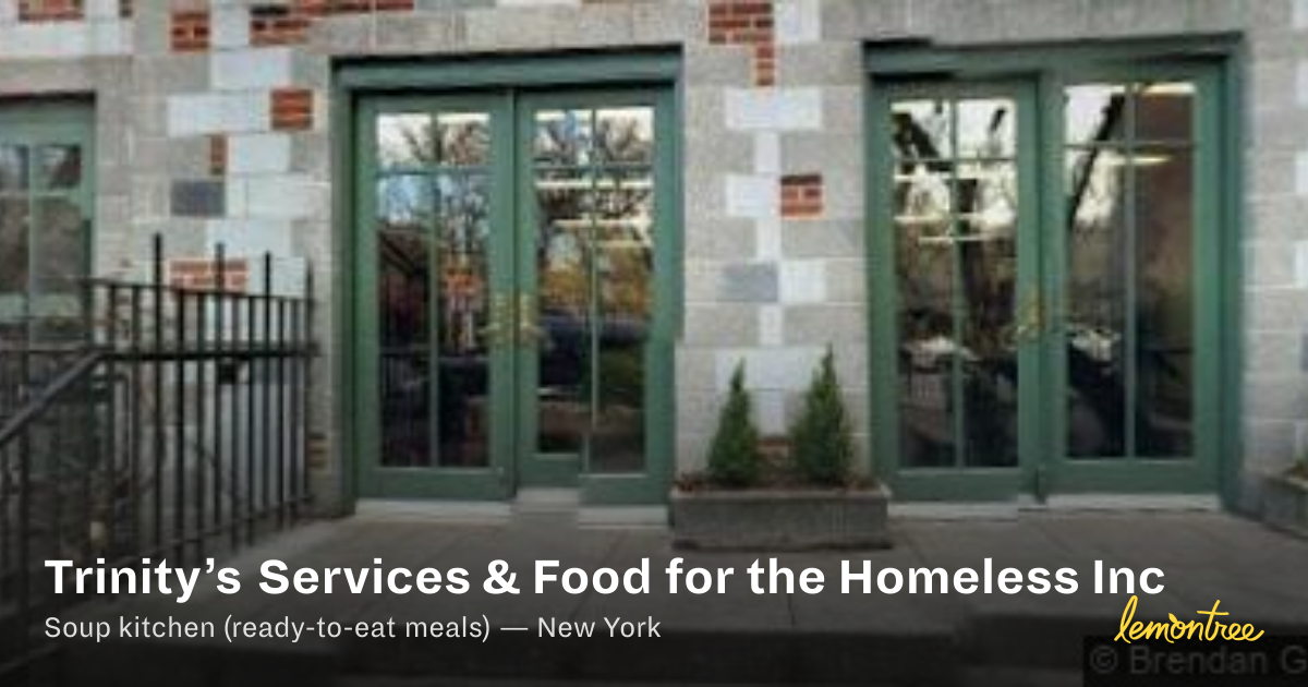 Trinity’s Services & Food for the Homeless Inc — Lemontree