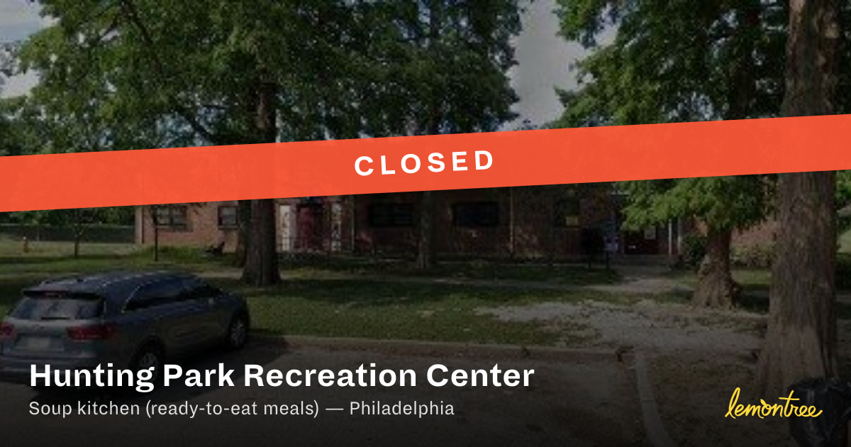 [Closed] Hunting Park Recreation Center — Lemontree