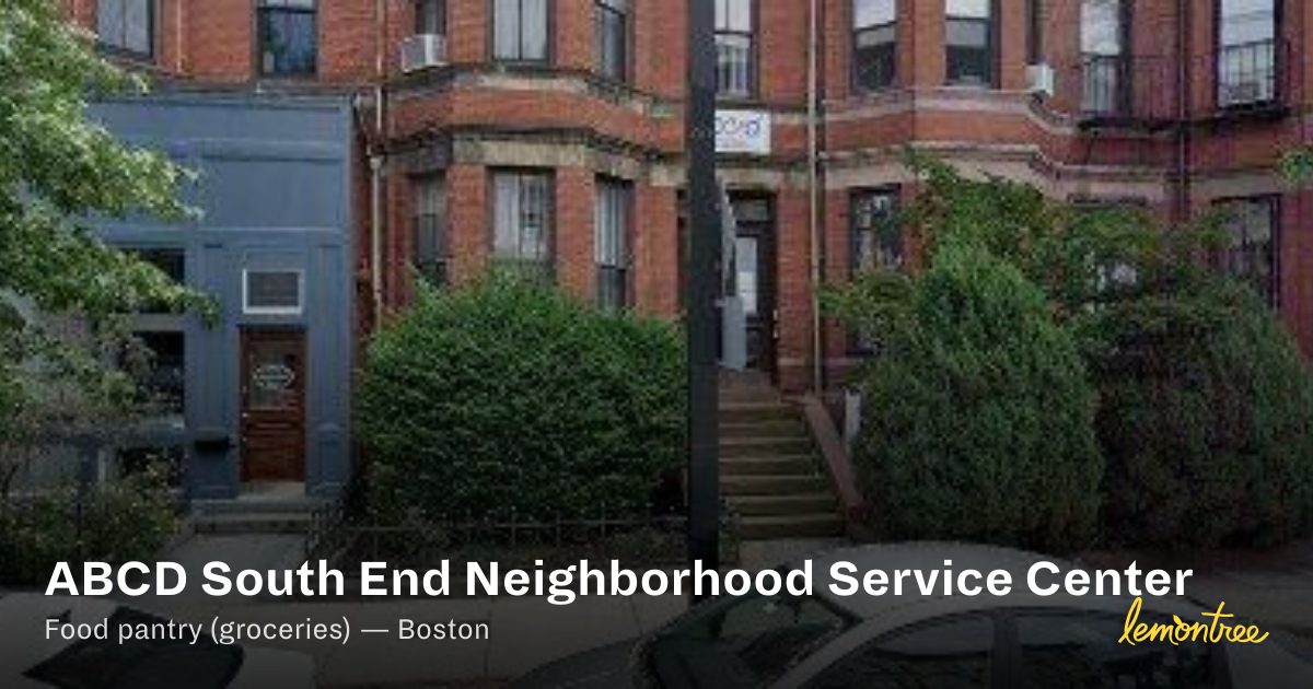 ABCD South End Neighborhood Service Center — Lemontree