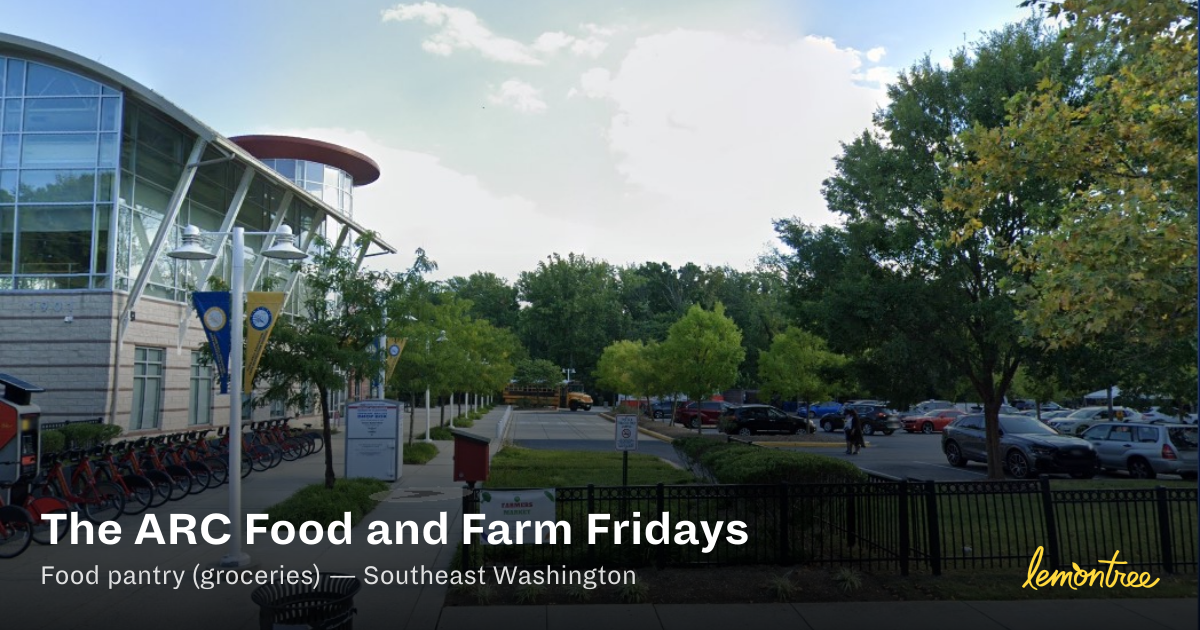 The ARC Food and Farm Fridays — Lemontree
