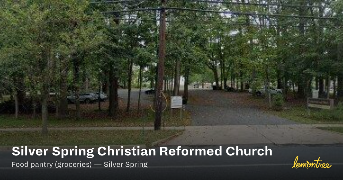 Silver Spring Christian Reformed Church — Lemontree