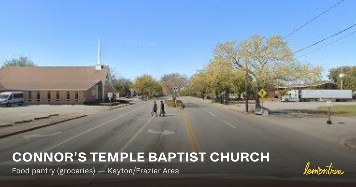 CONNOR'S TEMPLE BAPTIST CHURCH — Lemontree