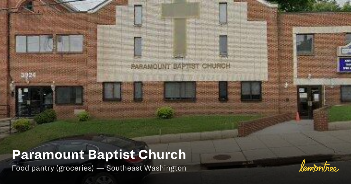 Paramount Baptist Church — Lemontree