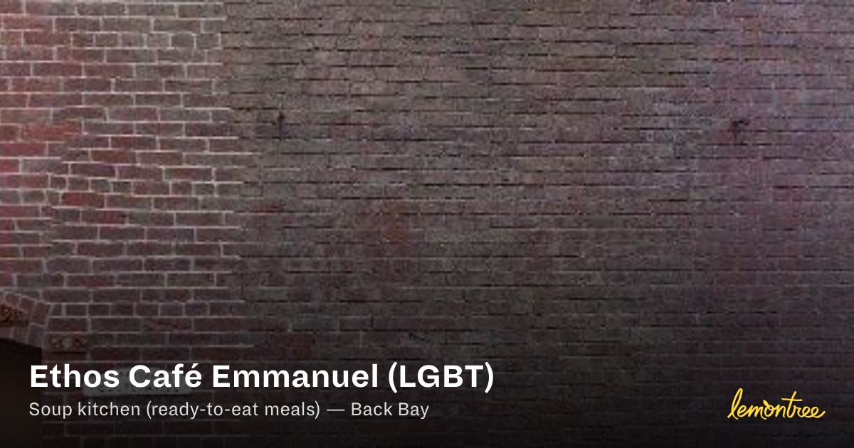 Ethos Café Emmanuel (LGBT) — Lemontree