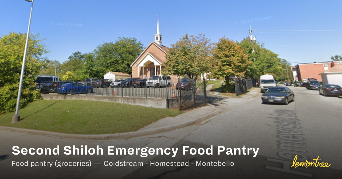 Second Shiloh Emergency Food Pantry — Lemontree