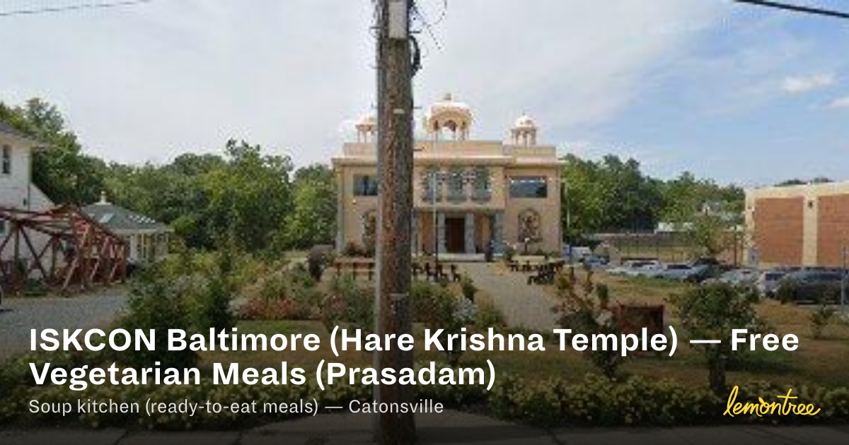 ISKCON Baltimore — Lemontree