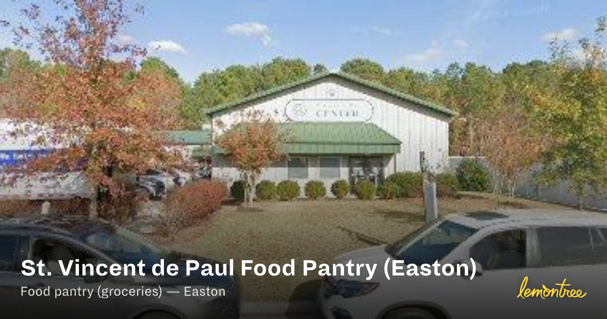 St. Vincent de Paul Food Pantry (Easton) — Lemontree