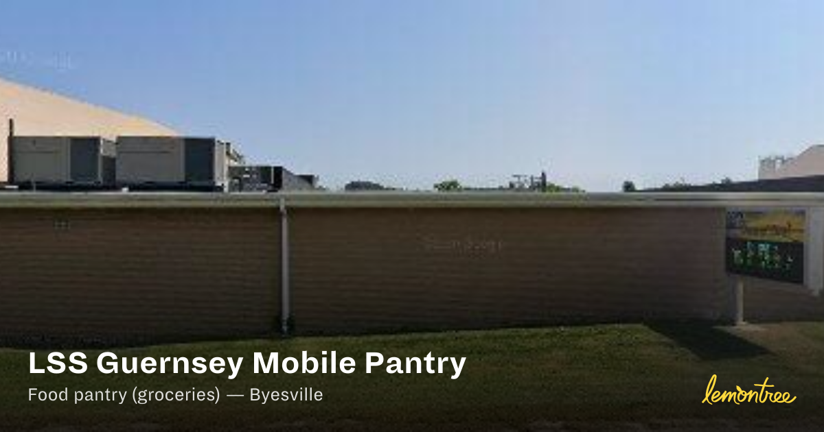 LSS Guernsey Mobile Pantry — Lemontree