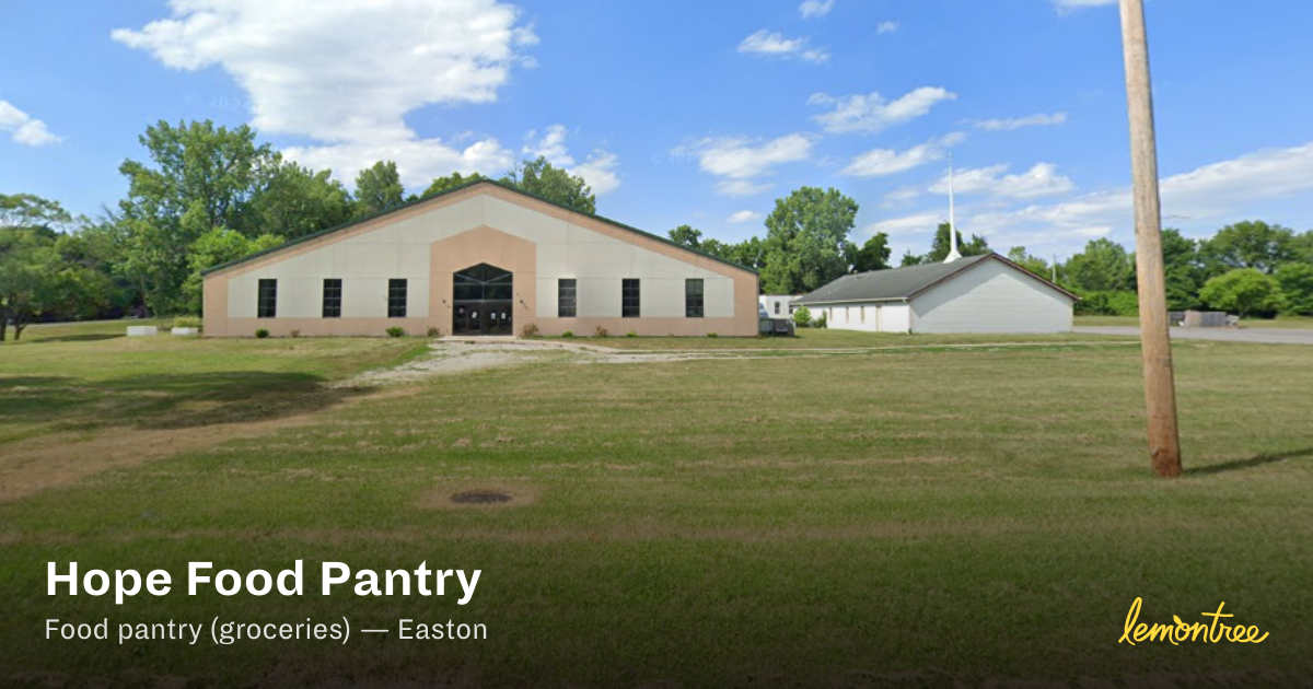 Hope Food Pantry — Lemontree