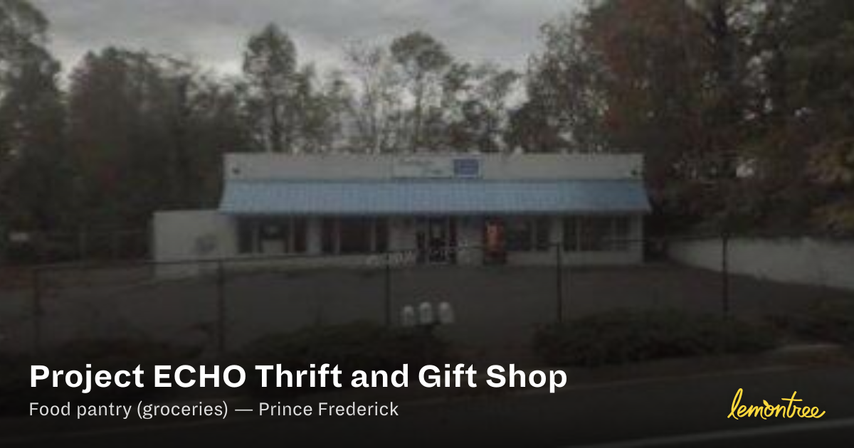 Project ECHO Thrift and Gift Shop — Lemontree