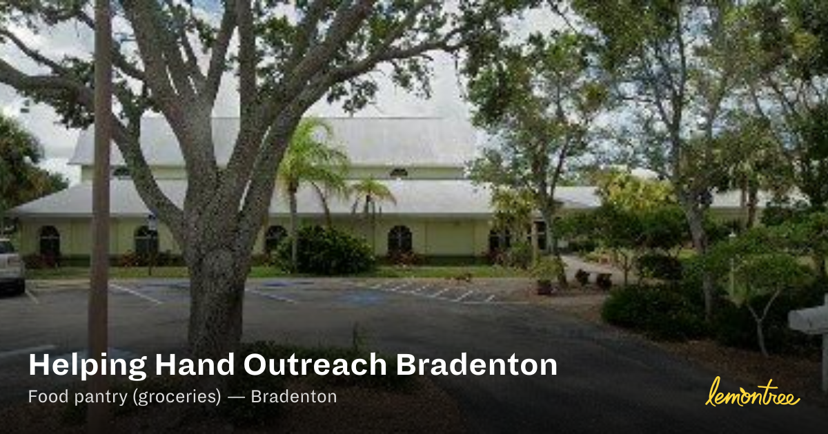 Helping Hand Outreach Bradenton — Lemontree