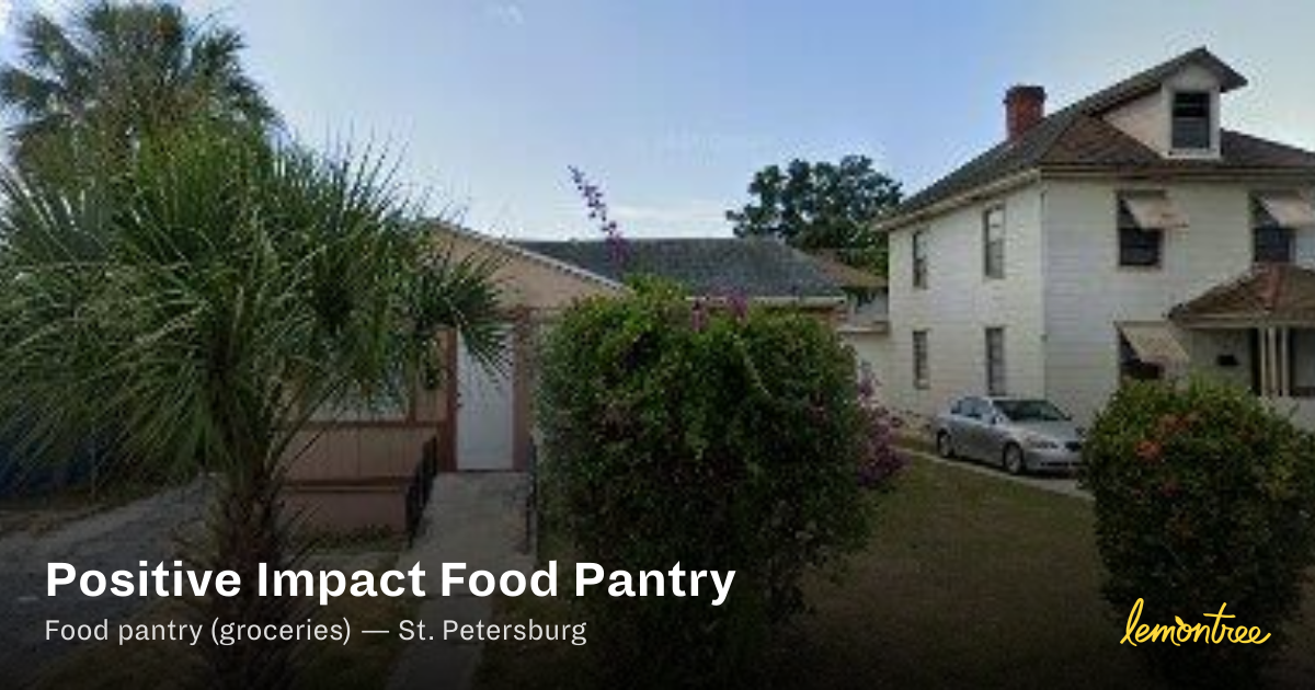 Positive Impact Food Pantry — Lemontree