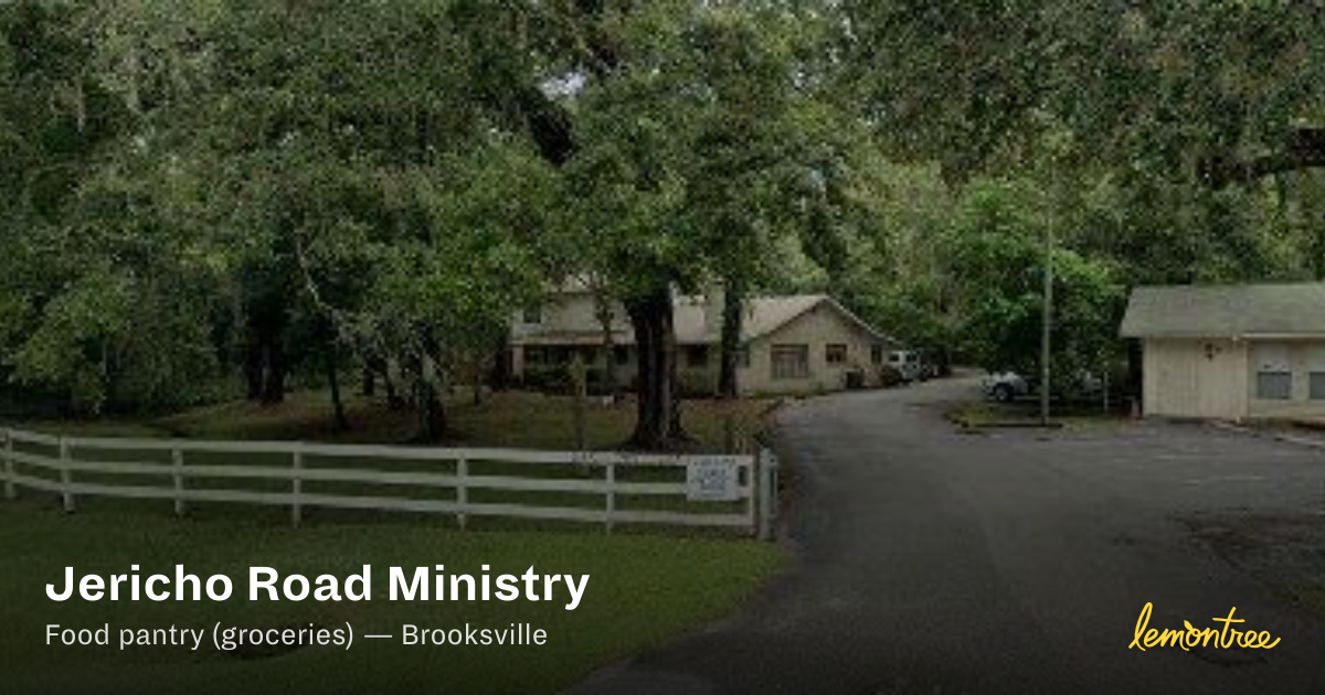 Jericho Road Ministry — Lemontree