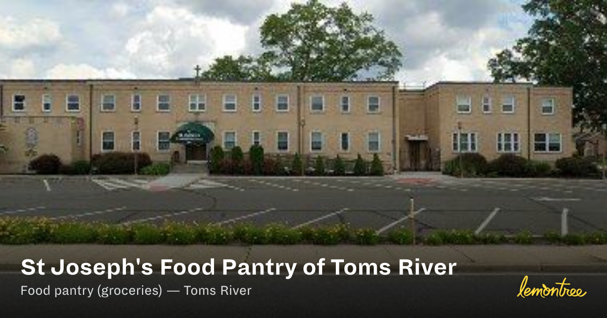St Joseph's Food Pantry of Toms River — Lemontree