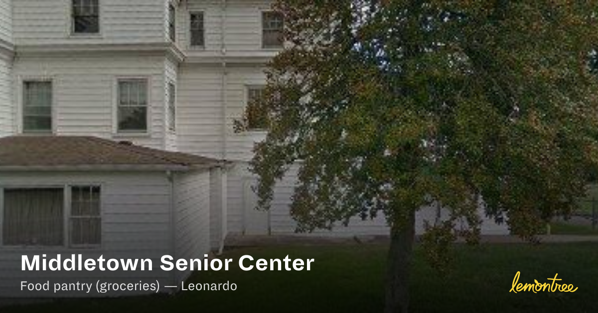 Middletown Senior Center — Lemontree