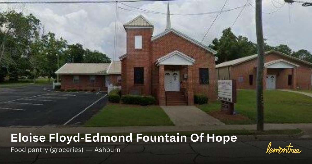 Eloise Floyd-Edmond Fountain Of Hope — Lemontree