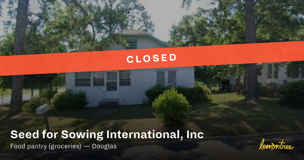 [Closed] Seed for Sowing International, Inc — Lemontree