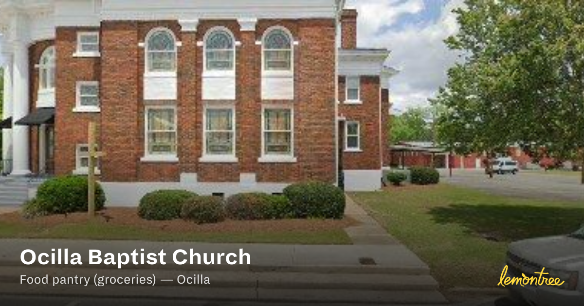 Ocilla Baptist Church — Lemontree