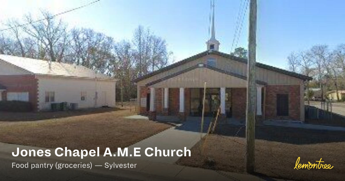 Jones Chapel A.M.E Church — Lemontree