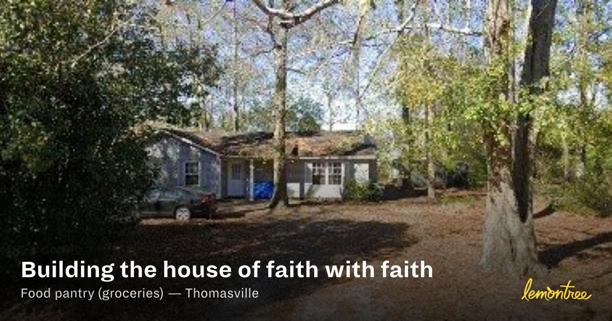 Building the house of faith with faith — Lemontree