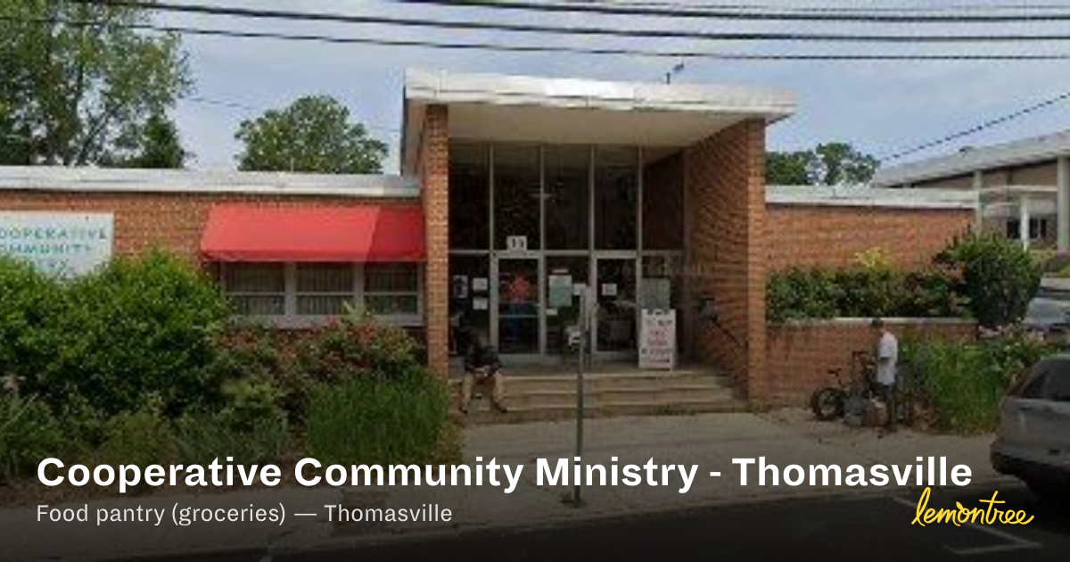 Cooperative Community Ministry - Thomasville — Lemontree