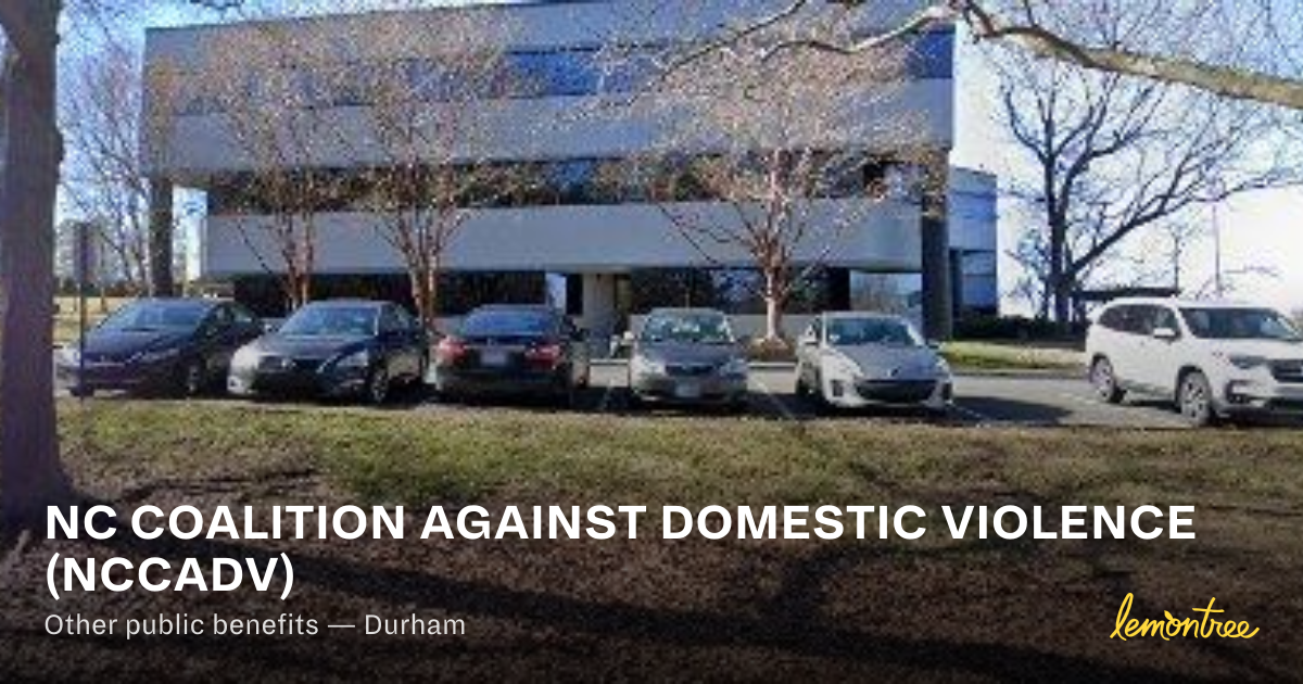 NC COALITION AGAINST DOMESTIC VIOLENCE (NCCADV) — Lemontree