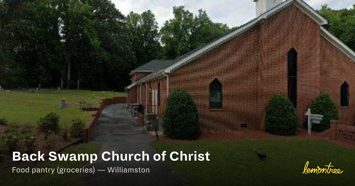 Back Swamp Church of Christ — Lemontree