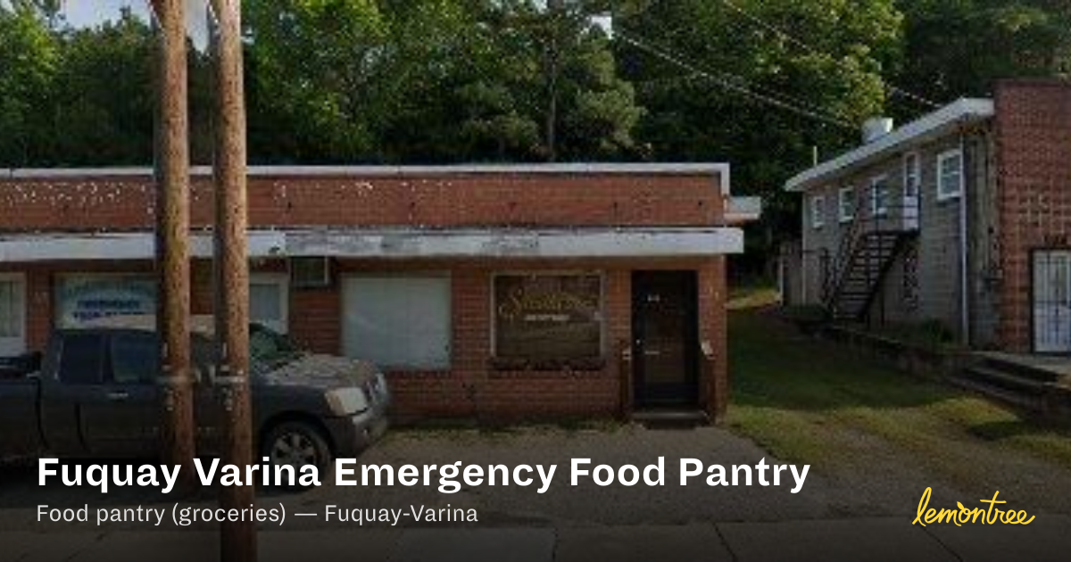 Fuquay Varina Emergency Food Pantry — Lemontree