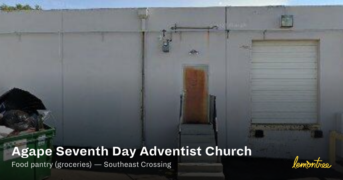 Agape Seventh Day Adventist Church — Lemontree
