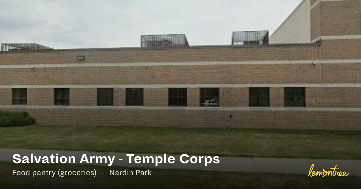 Salvation Army - Temple Corps — Lemontree