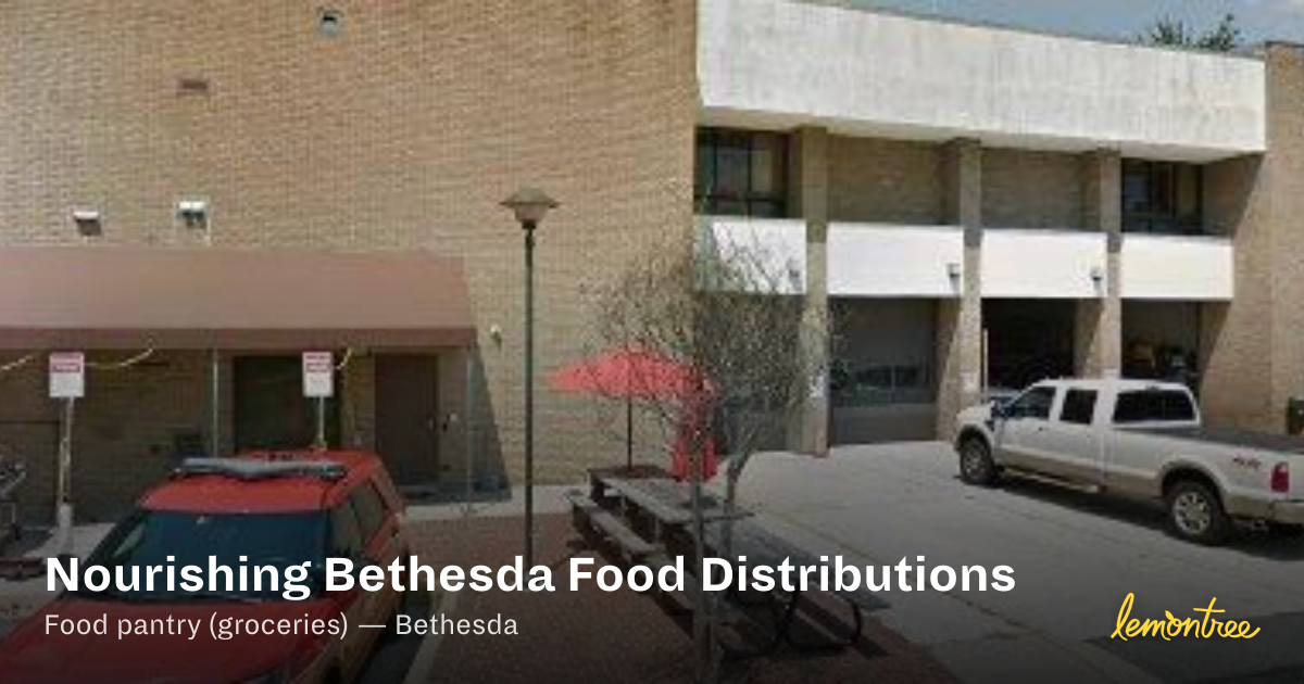 Nourishing Bethesda Food Distributions — Lemontree
