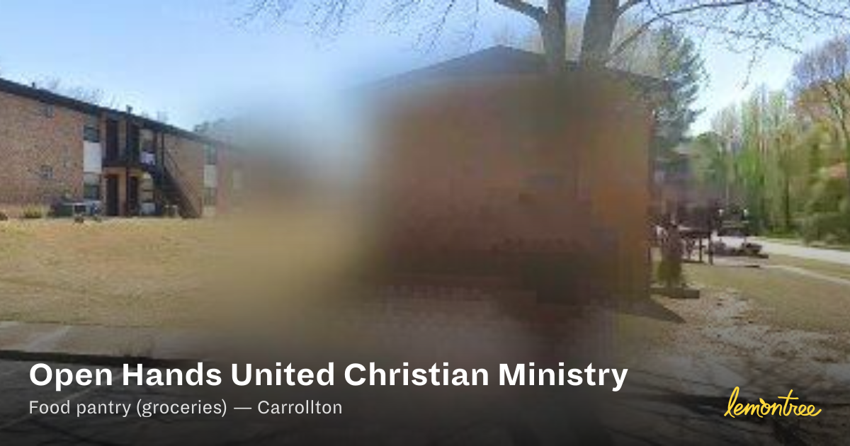 Open Hands United Christian Ministry — Lemontree