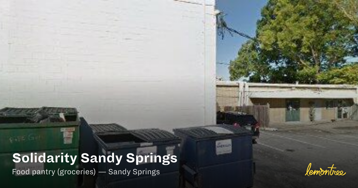 Solidarity Sandy Springs — Lemontree