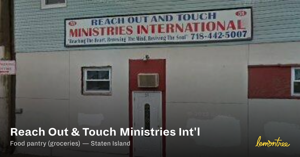 Reach Out & Touch Ministries Int'l — Lemontree