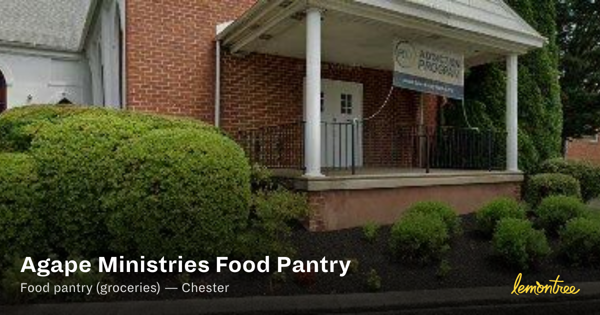 Agape Ministries Food Pantry — Lemontree