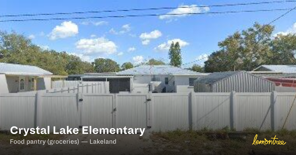 Crystal Lake Elementary — Lemontree