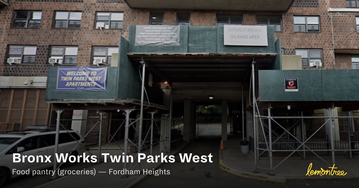 Bronx Works Twin Parks West — Lemontree
