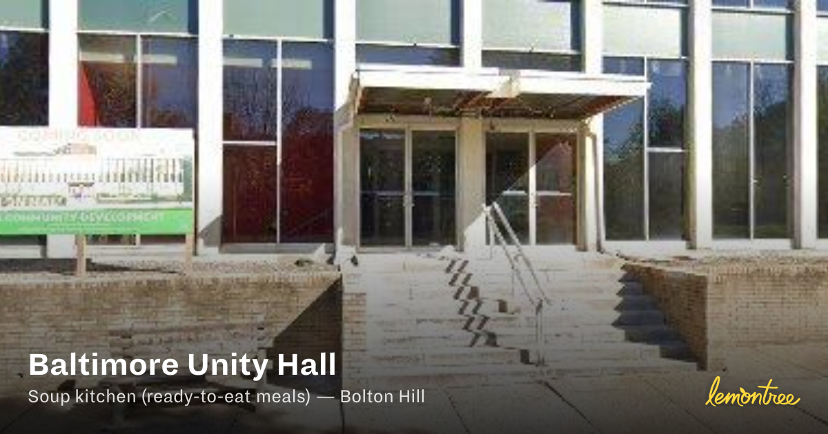Baltimore Unity Hall — Lemontree