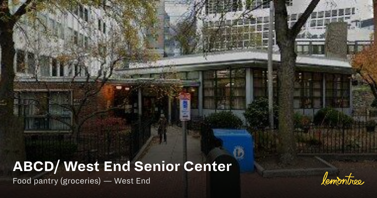 ABCD/ West End Senior Center — Lemontree