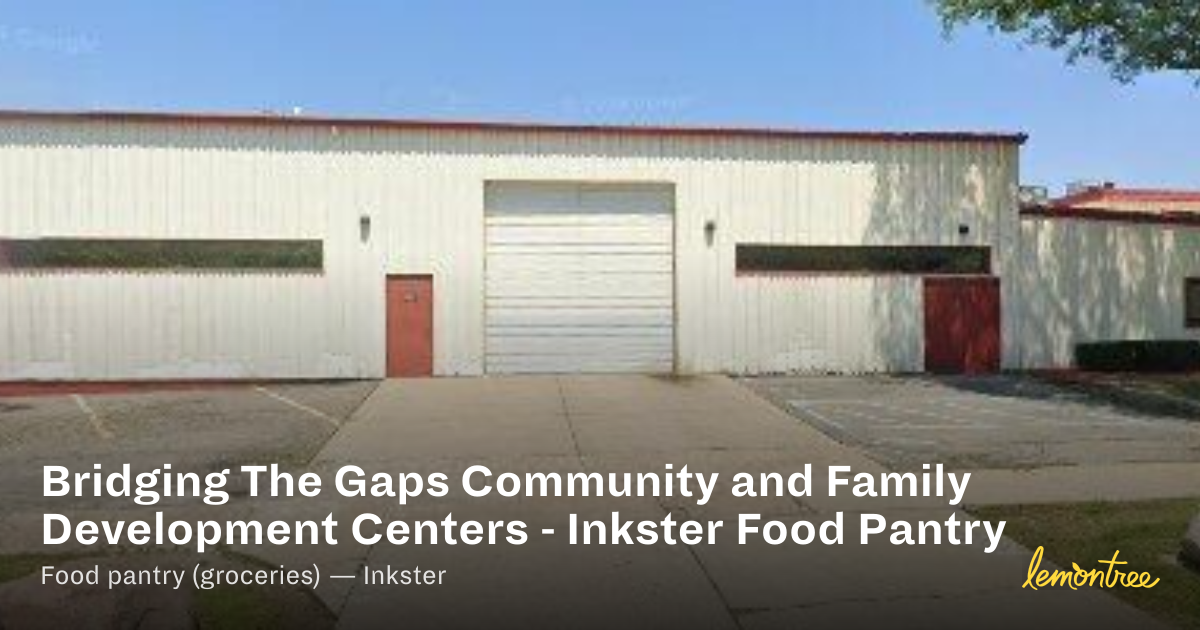 Bridging The Gaps Community and Family Development Centers - Inkster ...