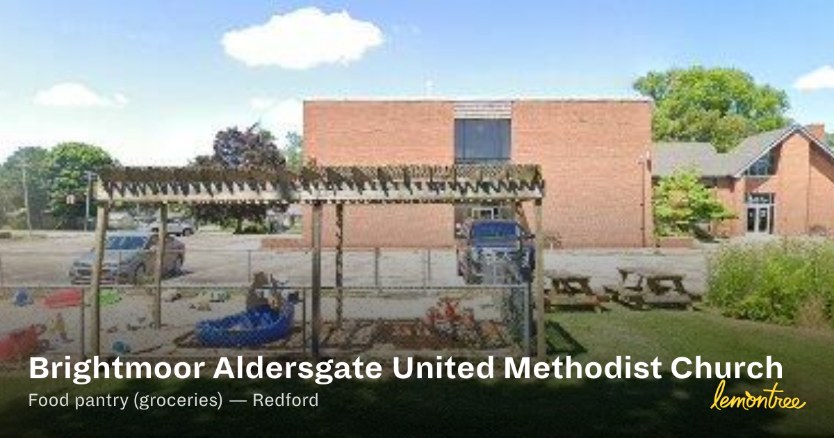 Brightmoor Aldersgate United Methodist Church — Lemontree