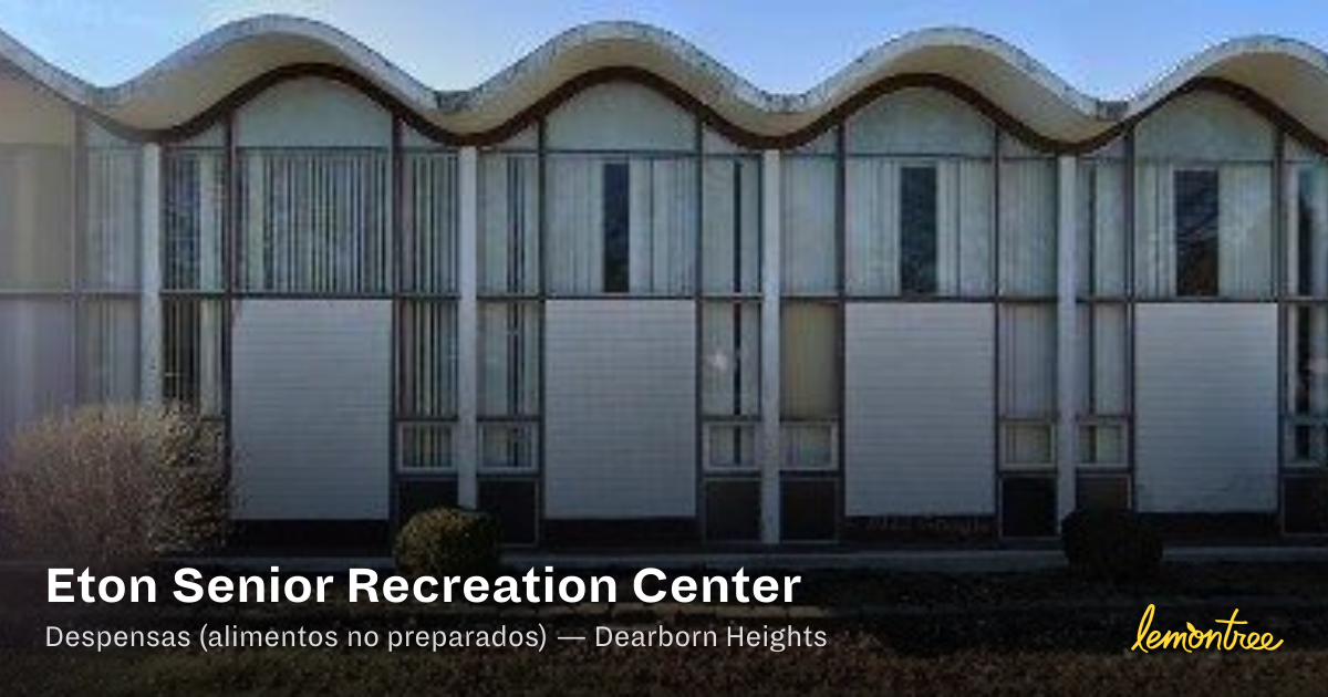Eton Senior Recreation Center — Lemontree